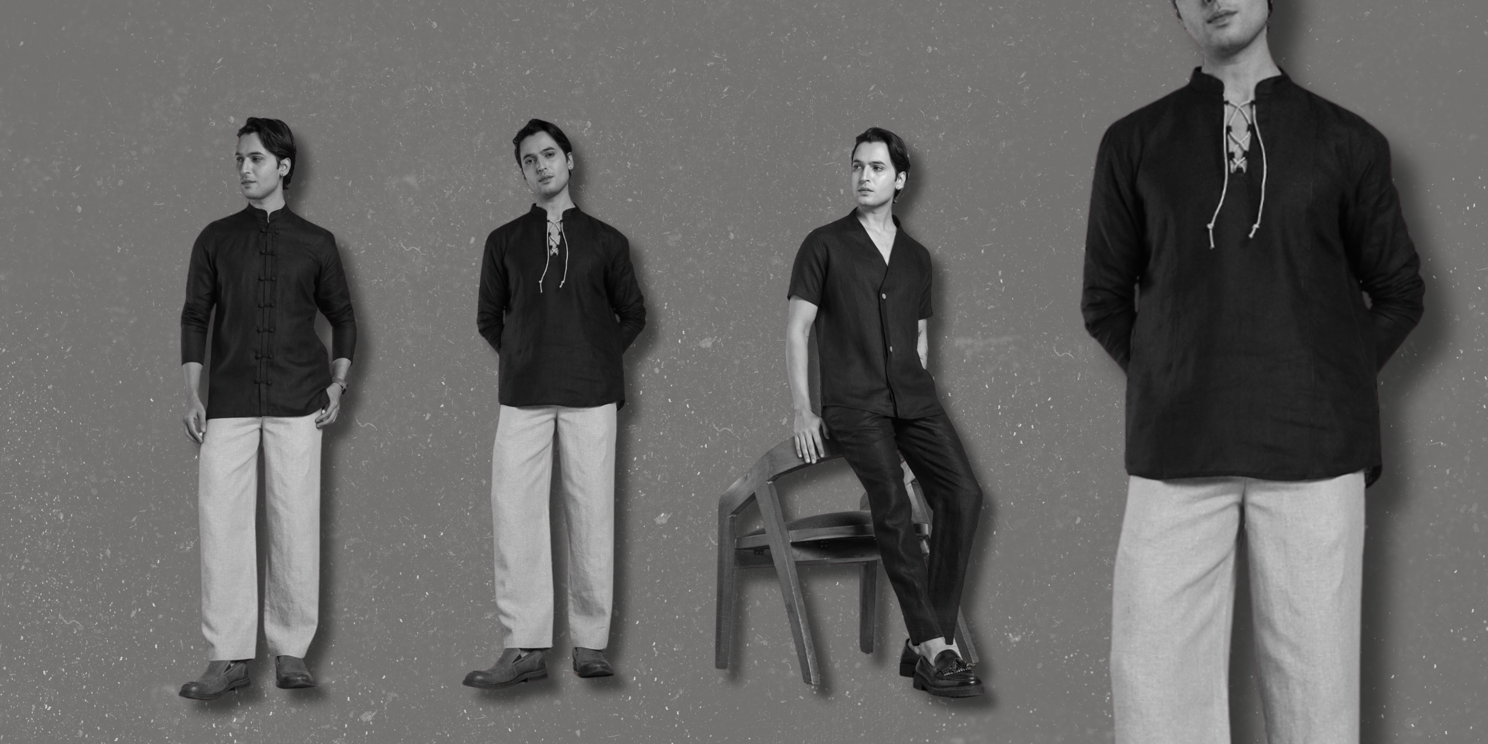 How to Style a Black Linen Shirt for Work, Wedding, Beach Bar & More ...