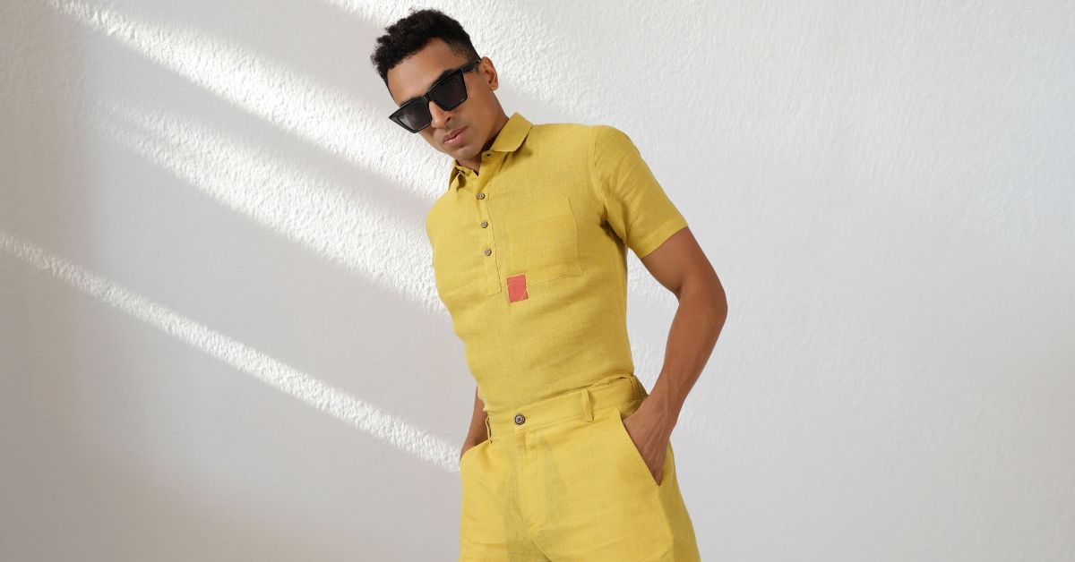 Linen Co ord Sets Men | Men's Pure Linen Cord Set – Linen Trail