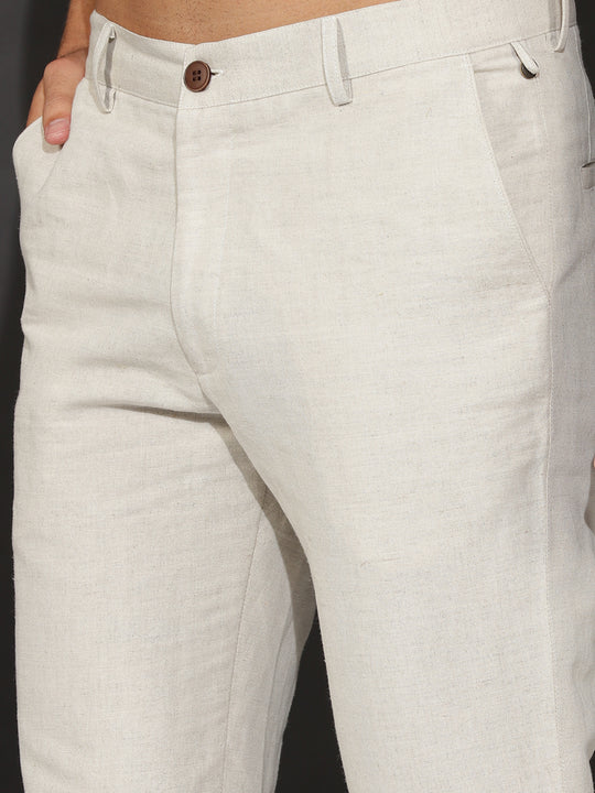 Casual Linen Trousers | Linen trousers for men – Linen Trail