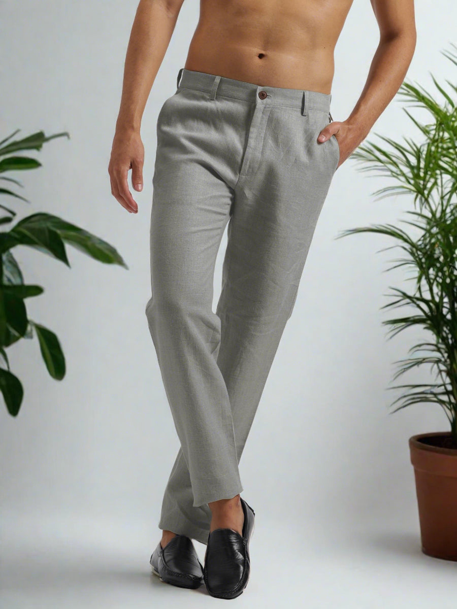 Casual Linen Trousers | Linen trousers for men – Linen Trail