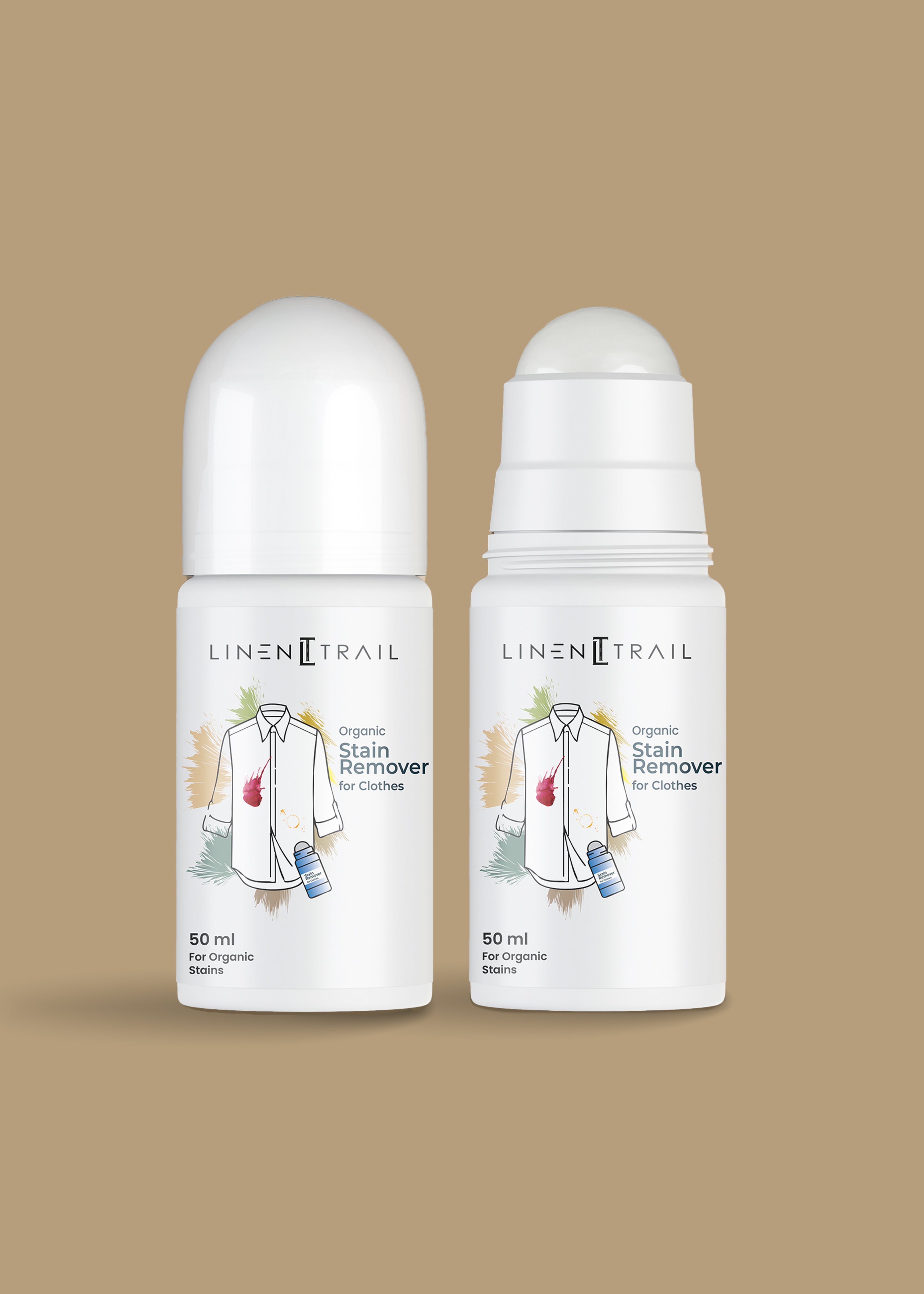 Pack of 2 Organic Stain Removers for Clothes – Linen Trail