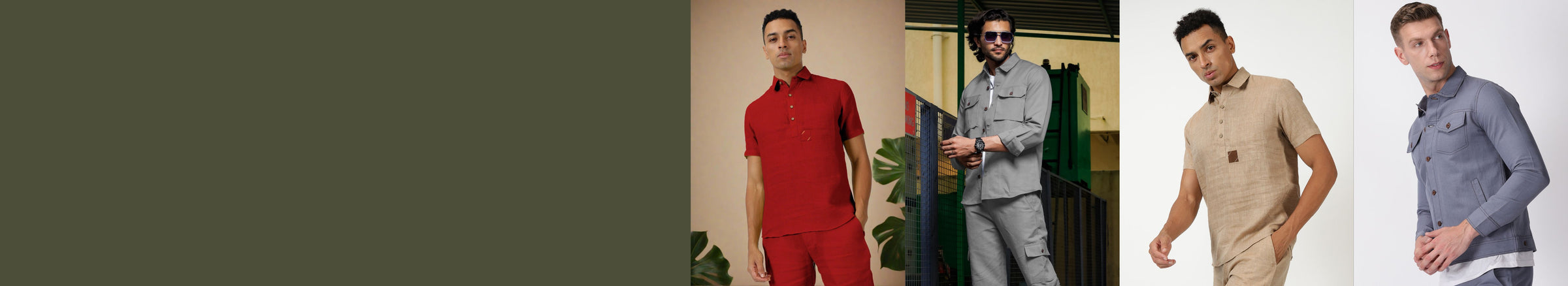 Linen Co ord Sets Men | Men's Pure Linen Cord Set – Linen Trail